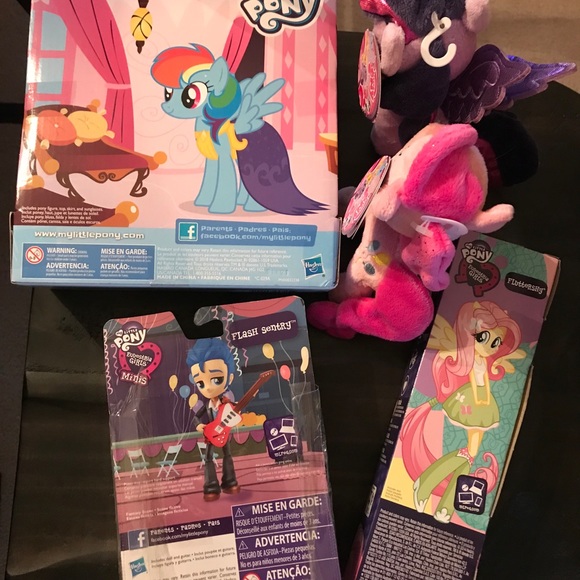My Little Pony | Toys | New My Little Pony Lot Dolls Plush Fluttershy ...